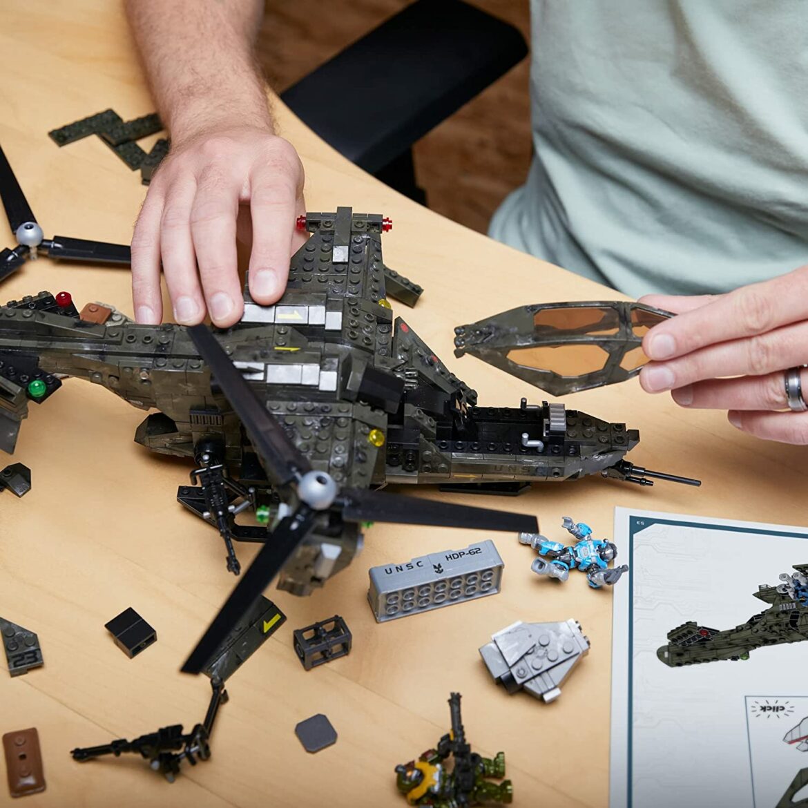 Mega Construx Halo UNSC Falcon Sweep Coming Soon! - Toy Photography ...